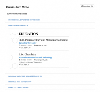 Resume Parsing | Applicant Tracking System for Staffing Process | Arca24
