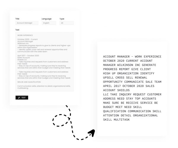 Text Normalization Ai Recruiting Solution Skillskan